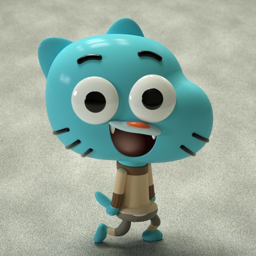Descargar Modelo 3d Gumball ・ Cults